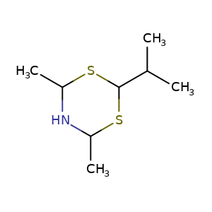 2-ISOPROPYL-4,6-DIMETHYL-1,3,5-DITHIAZINANE