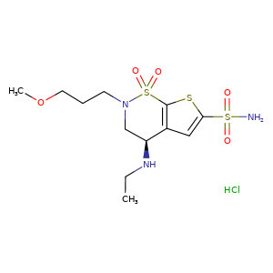 BRINZOLAMIDE HYDROCHLORIDE
