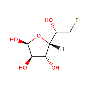 6-DEOXY-6-FLUORO-.ALPHA.-D-GLUCOFURANOSE