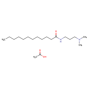 DODECANAMIDE, N-(3-(DIMETHYLAMINO)PROPYL)-, ACETATE (1:1)