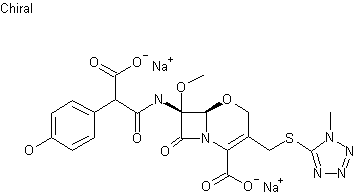 Moxalactam disodium, Latamoxef sodium, S-6059(free acid), LY-127935 ...