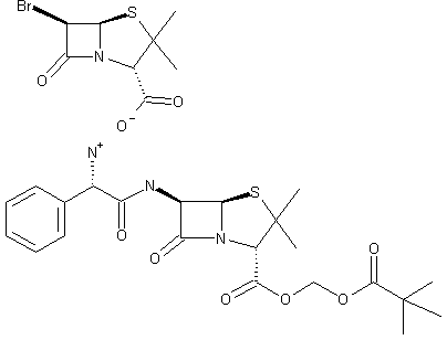 Pivampicillin brobactam, Pivampicillin 6beta-bromopenicillanate, 2085-P ...