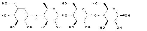 Acarbose, Bay-g-5421, Prandase, Glucor, Precose, Glucobay-药物合成数据库