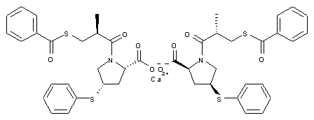 Zofenopril calcium, SQ-26900(K salt), SQ-26991, Zofepril, Zantipres ...