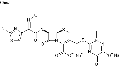 Ceftriaxone sodium, Ro-139904, Lendacin, Rocefalin, Rocephalin, Rocefin ...