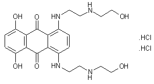 Mitozantrone hydrochloride, Mitoxantrone hydrochloride, DAD, NSC-301739 ...