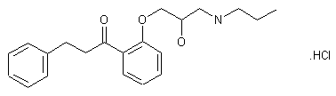 Propafenone hydrochloride, Pronon, Rytmonorm, Rhythmol-药物合成数据库