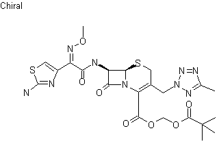 Cefteram pivoxil, Ro-19-5248, T-2588, Tomiron-药物合成数据库