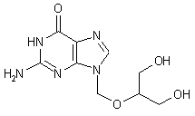Ganciclovir, DHPG, RS-21592, BW-795, 2'-NDG, BIOLF-62, BW-759U, Cymeven ...