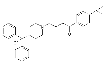 Terfenadine, MDL-9918, RMI-9918, Seldane-D, Seldane, Triludan, Teldane ...