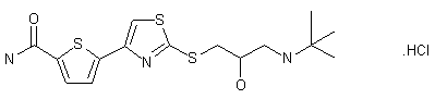 Arotinolol hydrochloride, S-596, Almarl-药物合成数据库