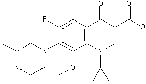 Gatifloxacin, BMS-206584, CG-5501, AM-1155, Zymar, Bonoq, Gatiflo ...