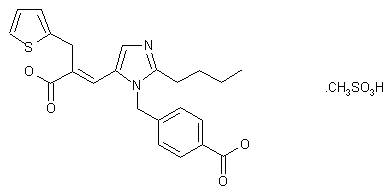 Eprosartan mesilate, SK&F-108566-J( ), SK&F-108566, Teveten SB, Navixen ...