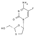 Emtricitabine, BW-524W91, 524W91, (-)-FTC, Emtriva, Coviracil-药物合成数据库