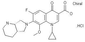 Moxifloxacin hydrochloride, Bay-12-8039, Vigamox, Proflox, Octegra ...