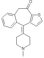 Ketotifen, Zaditor(fumarate), Zaditen(fumarate)-药物合成数据库