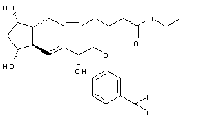 Fluprostenol isopropyl ester, Travoprost, AL-6221, Travatan-药物合成数据库