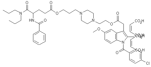 Proglumetacin maleate, Protaxon, Proxil-药物合成数据库