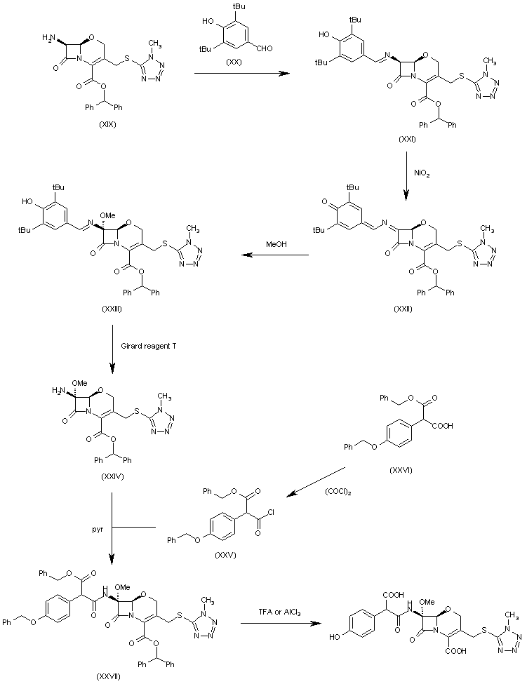 Moxalactam disodium, Latamoxef sodium, S-6059(free acid), LY-127935 ...
