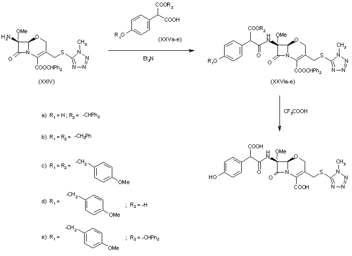 Moxalactam disodium, Latamoxef sodium, S-6059(free acid), LY-127935 ...