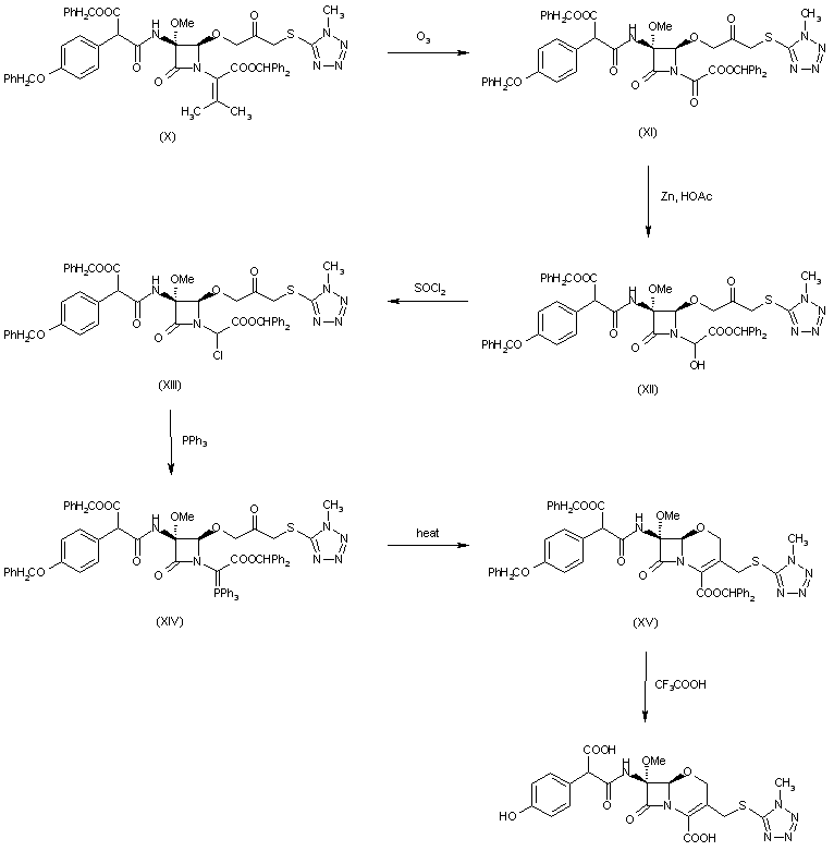 Moxalactam disodium, Latamoxef sodium, S-6059(free acid), LY-127935 ...