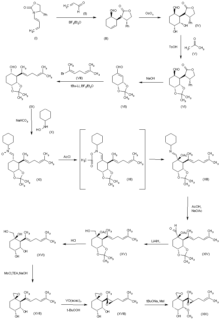 Fumagillin, SR-90144, Fugillin, Fumidil-药物合成数据库
