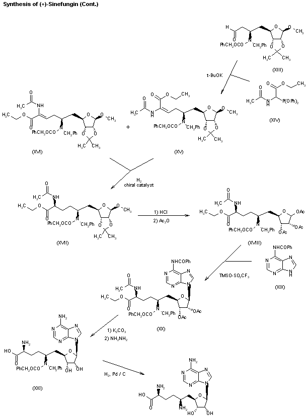Sinefungin, Compound-57926, A-9145, Antibiotic 32232RP-药物合成数据库