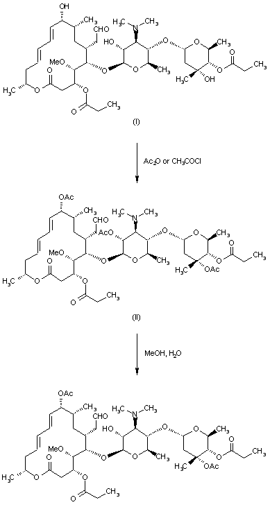 Midecamycin acetate, Miokamycin, 1532-RB, MOM, Mosil, Miocamycin ...
