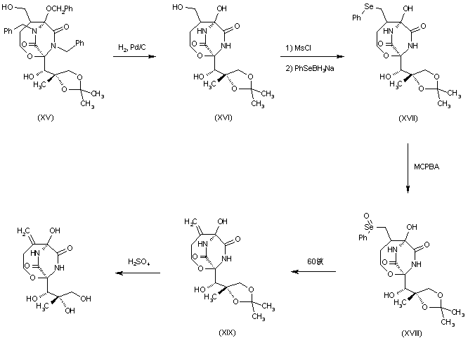 Bicyclomycin, Bicozamycin, CGP-3543/E, Bacteron-药物合成数据库