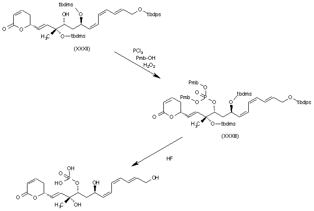 Fostriecin sodium, PD-110161, NSC-339638, CL-1565A, CI-920-药物合成数据库