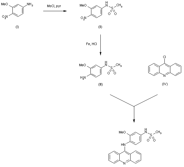 Amsacrine, CI-880, NSC-141549(HCl), SN-11841, NSC-249992, NSC-156303, m ...