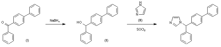 Bifonazole, Bay-h-4502, Azolmen, Amycor, Mycospor-药物合成数据库