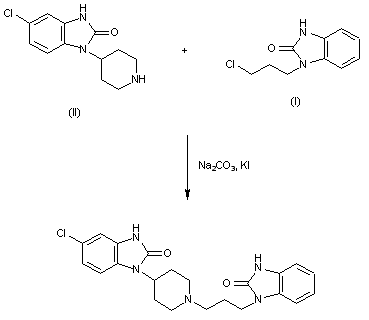 Domperidone, R-33812, Nauzelin, Motilium-药物合成数据库