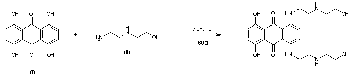 Mitozantrone hydrochloride, Mitoxantrone hydrochloride, DAD, NSC-301739 ...