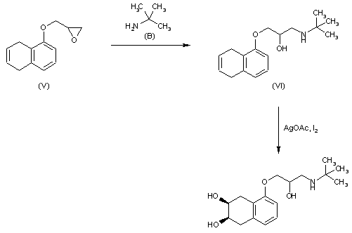 Nadolol, SQ-11725, Nadic, Corgaretic, Corgard-药物合成数据库