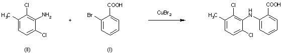 Meclofenamate sodium, CI-853(free acid), Meclodol, Meclomen-药物合成数据库