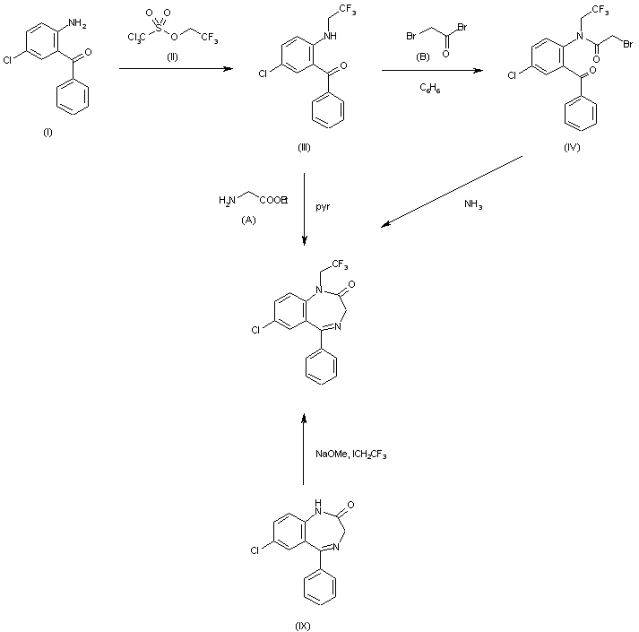 Quazepam, Sch-161, Sch-16134, Oniria, Doral, Quazium, Selepam, Prosedar ...