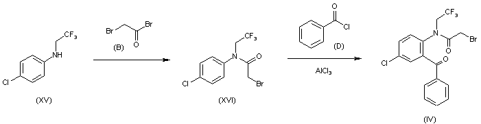 Halazepam, Sch-12041, Paxipam-药物合成数据库