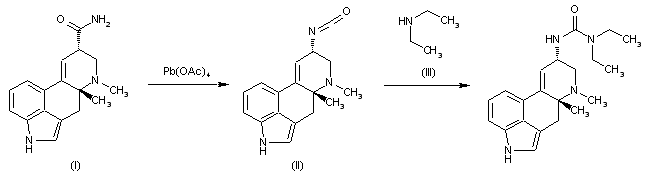 Lysuride maleate, Lisuride maleate, Dopergin-药物合成数据库