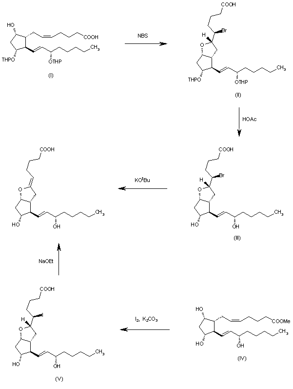 Prostaglandin X sodium, Prostaglandin I2 sodium, Prostacyclin sodium ...