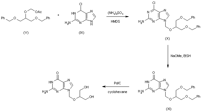 Ganciclovir, DHPG, RS-21592, BW-795, 2'-NDG, BIOLF-62, BW-759U, Cymeven ...