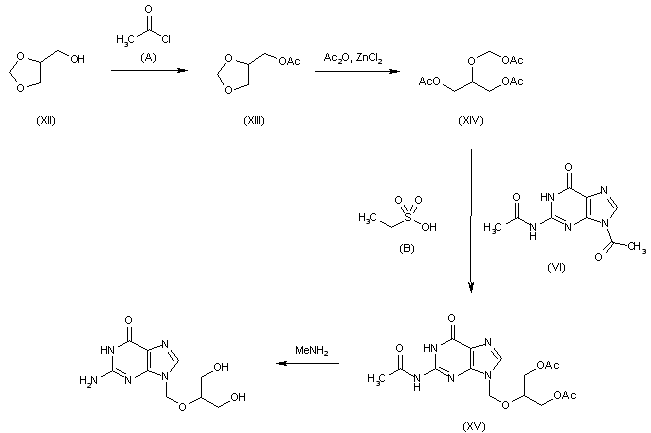 Ganciclovir, DHPG, RS-21592, BW-795, 2'-NDG, BIOLF-62, BW-759U, Cymeven ...