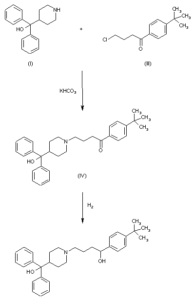 Terfenadine, MDL-9918, RMI-9918, Seldane-D, Seldane, Triludan, Teldane ...