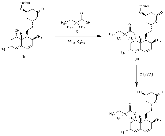 Synvinolin, Simvastatin, MK-733, Pantok, Colemin, Sinvacor, Lipex ...