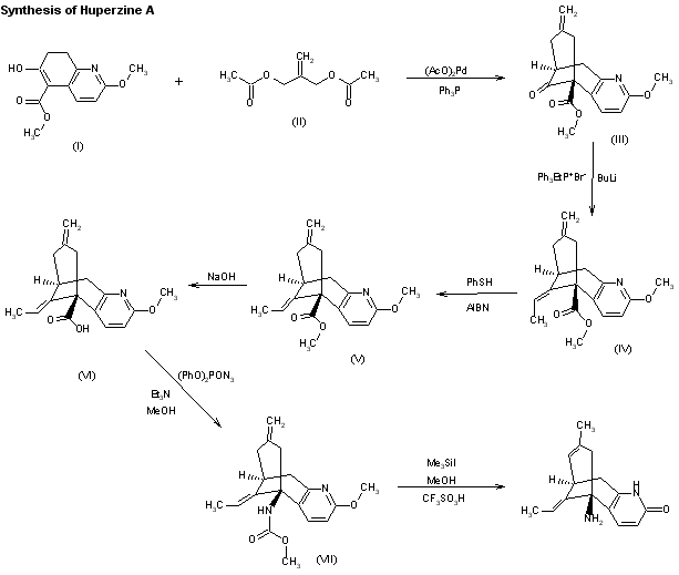 Huperizine A, Huperzine A, Hup A, Cerebra-药物合成数据库