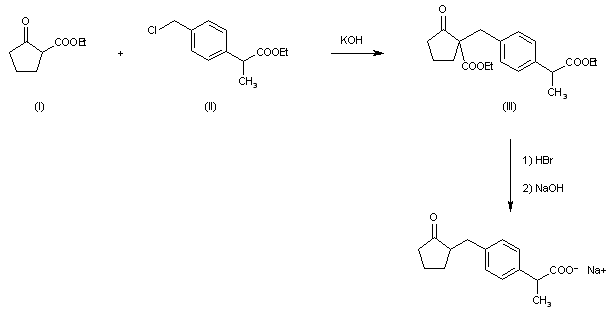 Loxoprofen sodium, CS-600G, LX-A, CS-600, Loxonin-药物合成数据库
