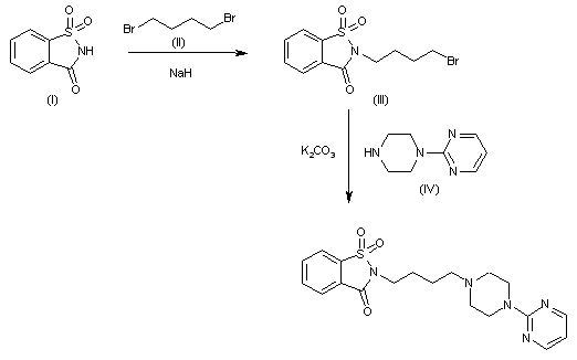 Ipsapirone, Bay-q-7821(hydrochloride), TVX-Q-7821(hydrochloride)-药物合成数据库