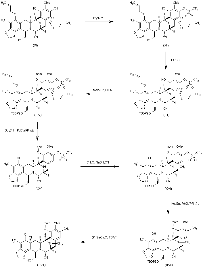 Trabectedin, Ecteinascidin 743, NSC-684766, ET-743, Yondelis-药物合成数据库