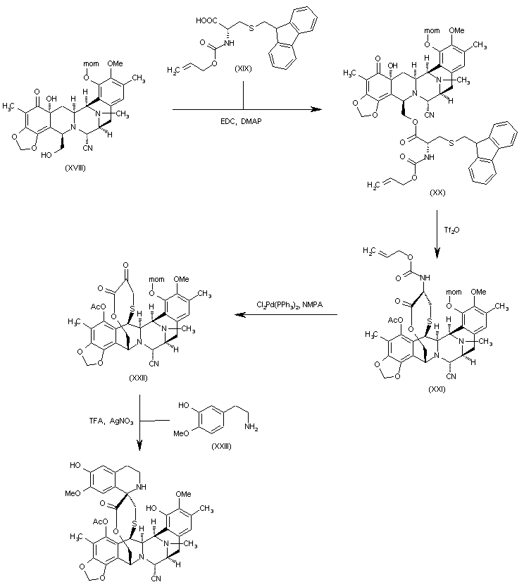 Trabectedin, Ecteinascidin 743, NSC-684766, ET-743, Yondelis-药物合成数据库