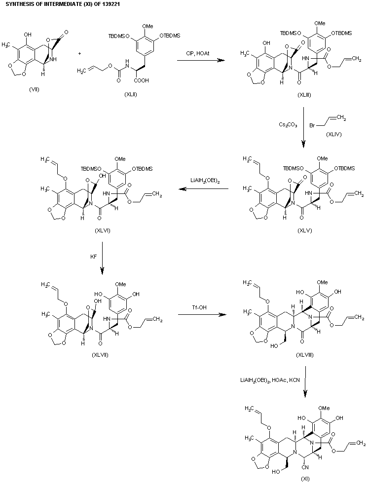 Trabectedin, Ecteinascidin 743, NSC-684766, ET-743, Yondelis-药物合成数据库